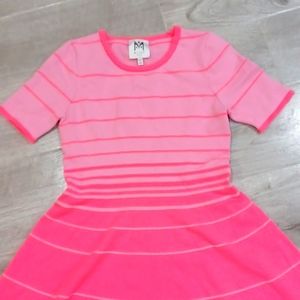 Milly Minis | Dresses | Milly Minis Mini 2 Pink Ombre Striped Knit ...